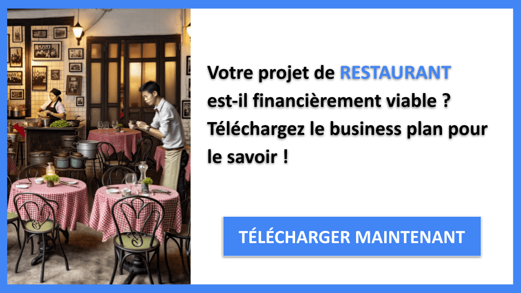 Exemple de Prévisionnel Financier pour Restaurant : Téléchargement immédiat
