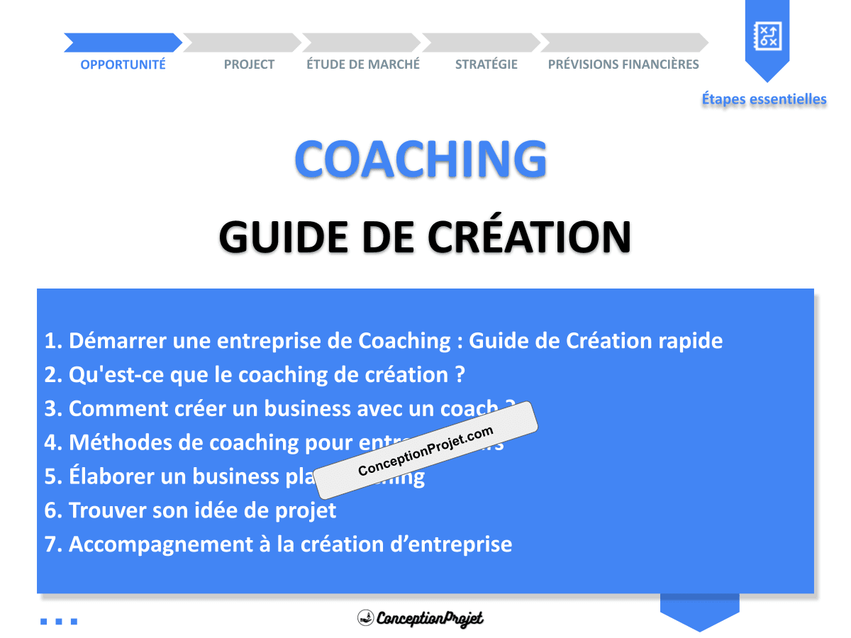 Démarrer une entreprise de Coaching : Guide de Création rapide