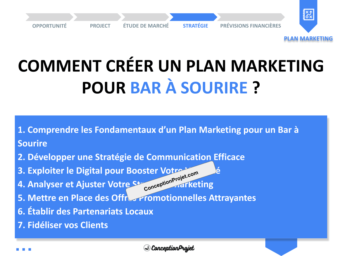 Comment Développer un Plan Marketing pour Bar à Sourire