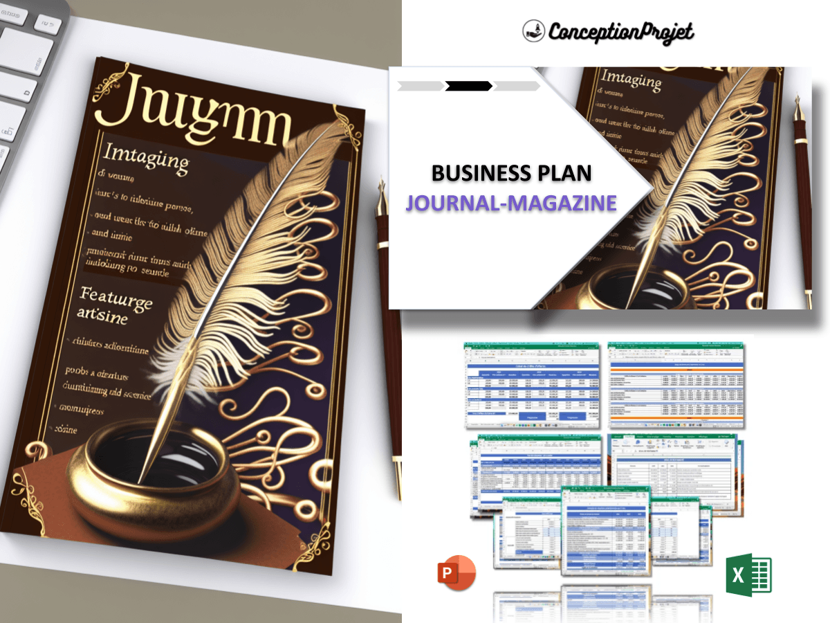 Business Plan Journal-Magazine : Exemple Complet et Commentaires